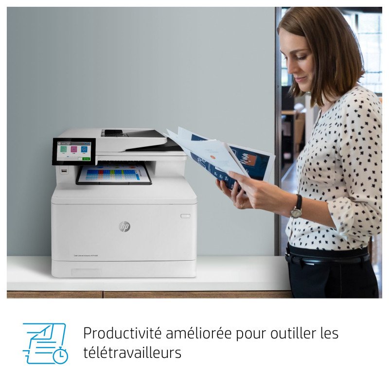 HP LaserJet Enterprise MFP M480f Couleur Multifonction (3QA55A) | Maroc