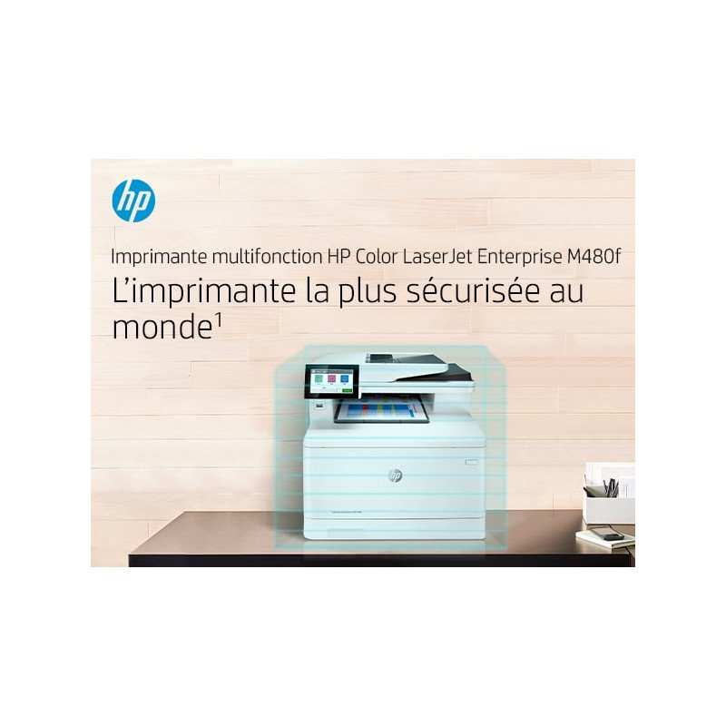 HP LaserJet Enterprise MFP M480f Couleur Multifonction (3QA55A) | Maroc