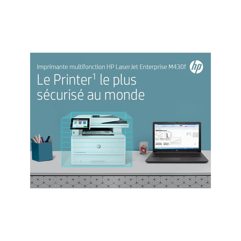 HP LaserJet Enterprise MFP M430f Multifonction Monochrome (3PZ55A) | Maroc