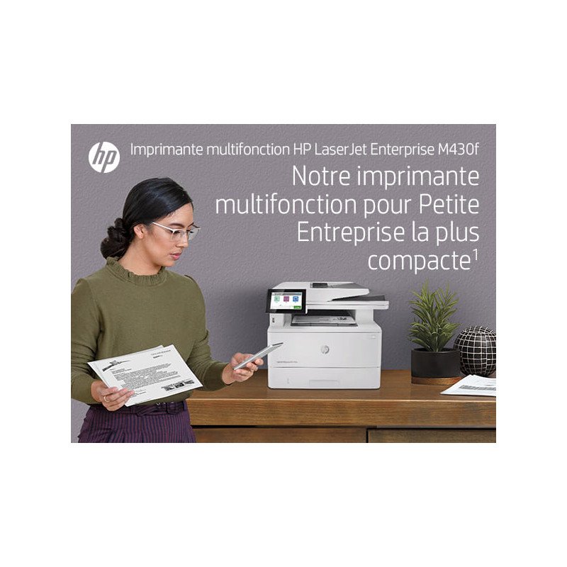 HP LaserJet Enterprise MFP M430f Multifonction Monochrome (3PZ55A) | Maroc