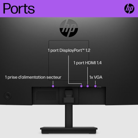 Écran FHD HP V22i G5 (6D8G8AS) | Maroc